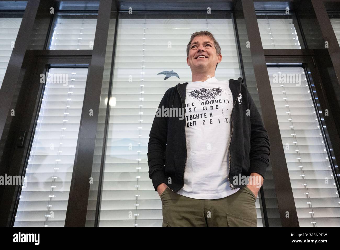 Stuttgart, Germany. 17th Mar, 2025. Michael Ballweg, founder of the ...