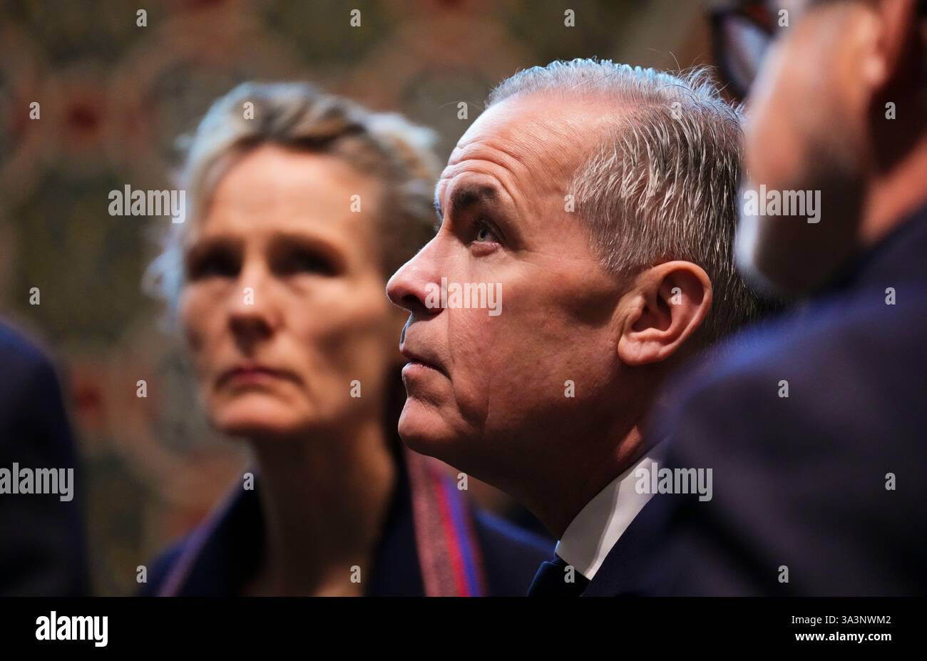 Paris, France. 17th Mar, 2025. Prime Minister Mark Carney and wife ...