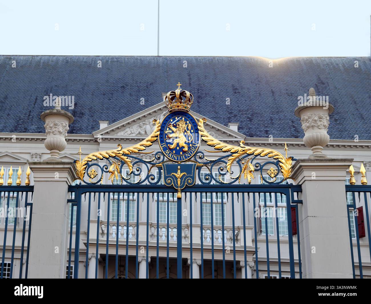 Noordeinde Palace, the official workplace of King Willem-Alexander and ...