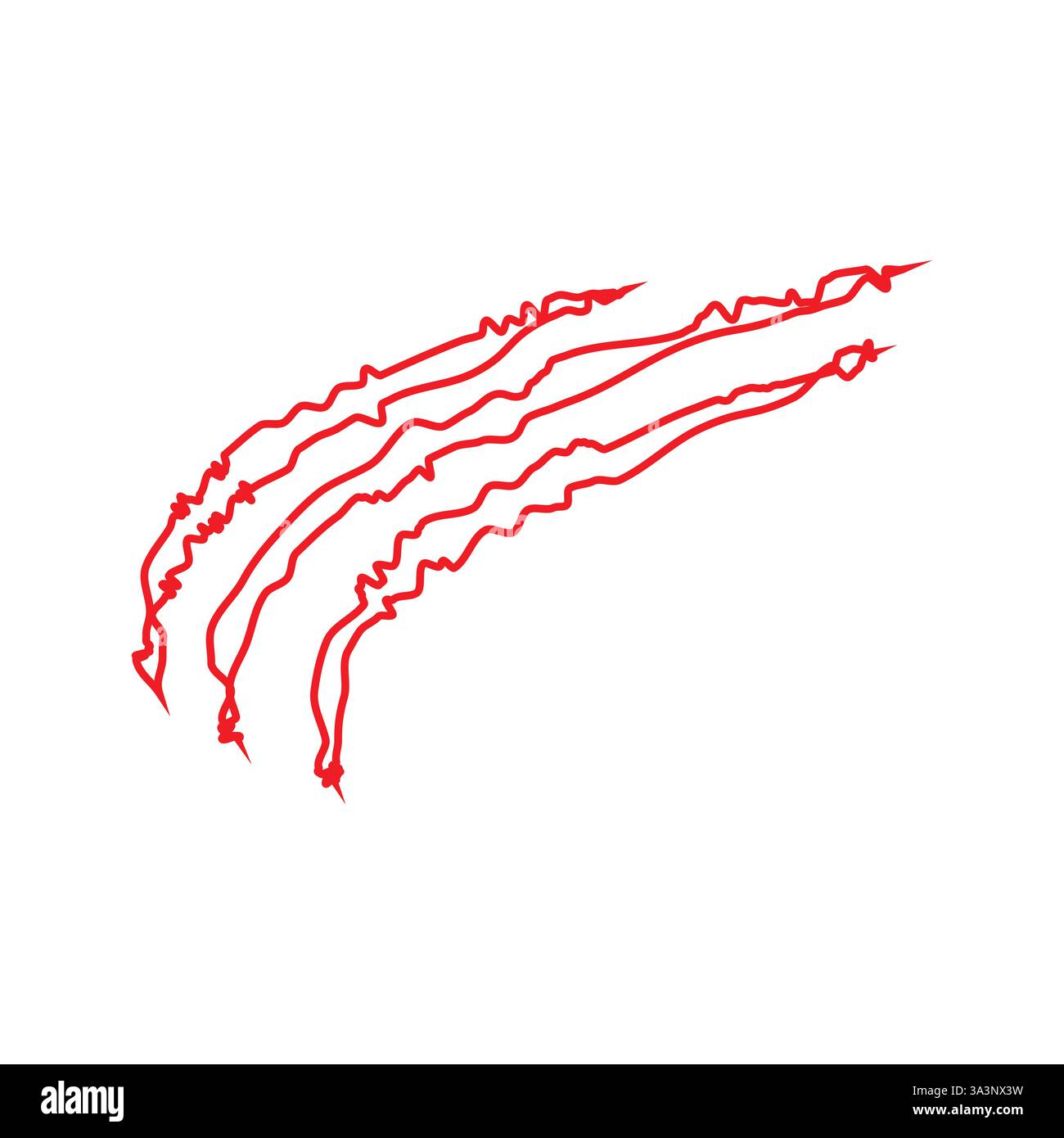 Paw, scratch claws icon Vector illustration Stock Vector Image & Art ...