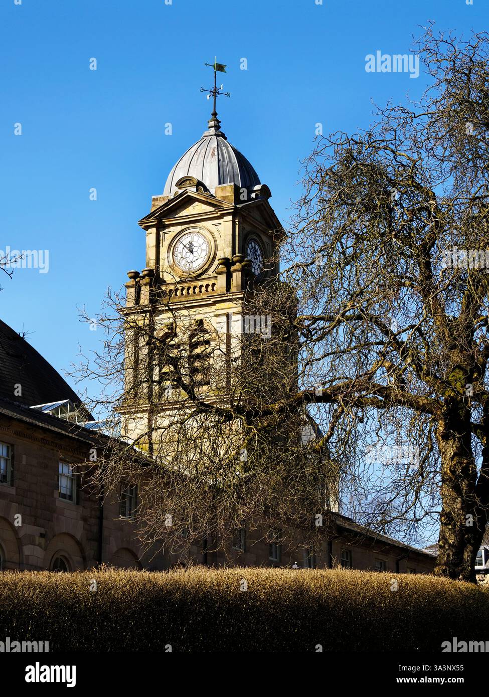Clock Tower at The Devonshire Dome Buxton and Leek College Buxton ...