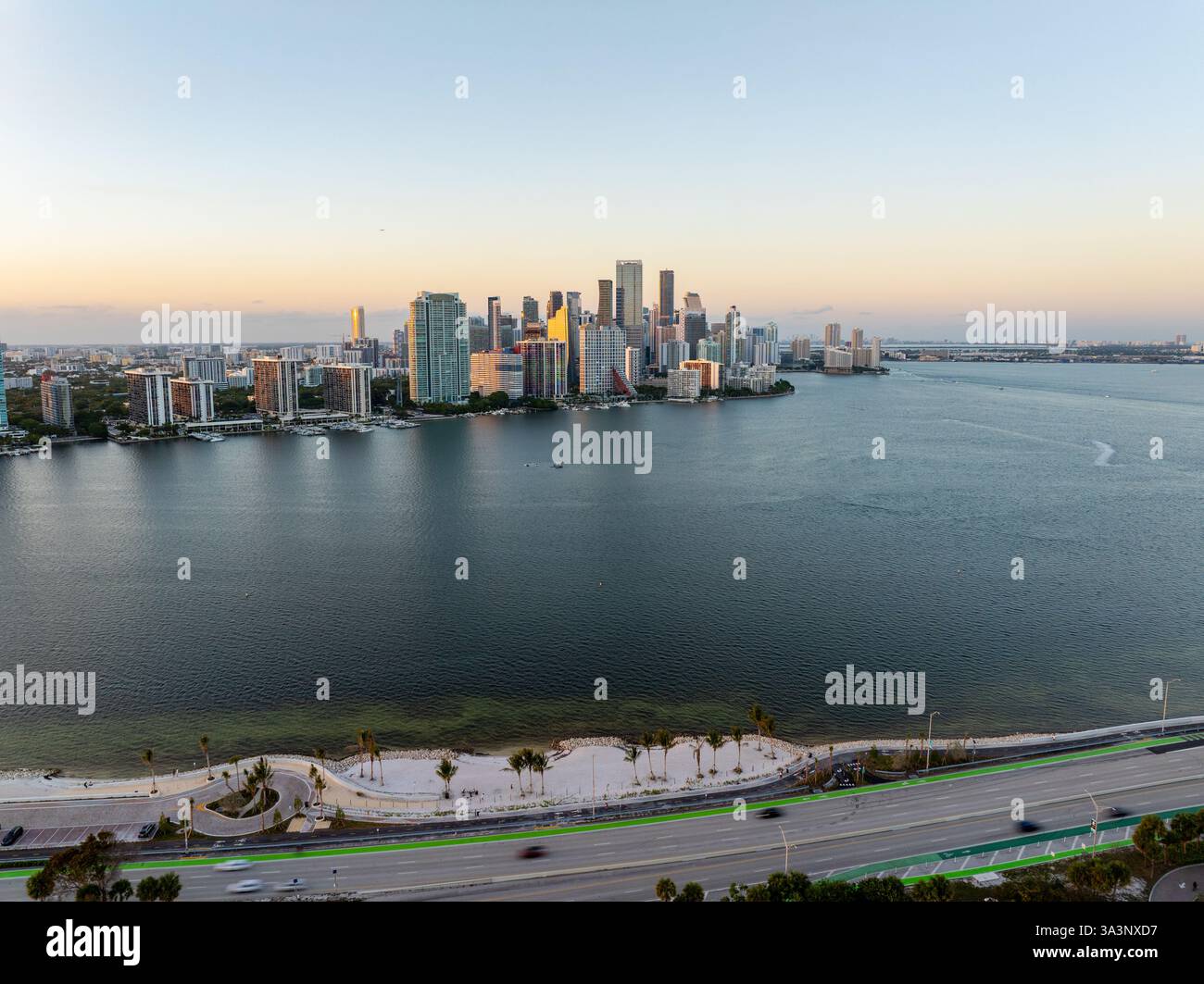 Aerial key biscayne miami dade hi-res stock photography and images - Alamy