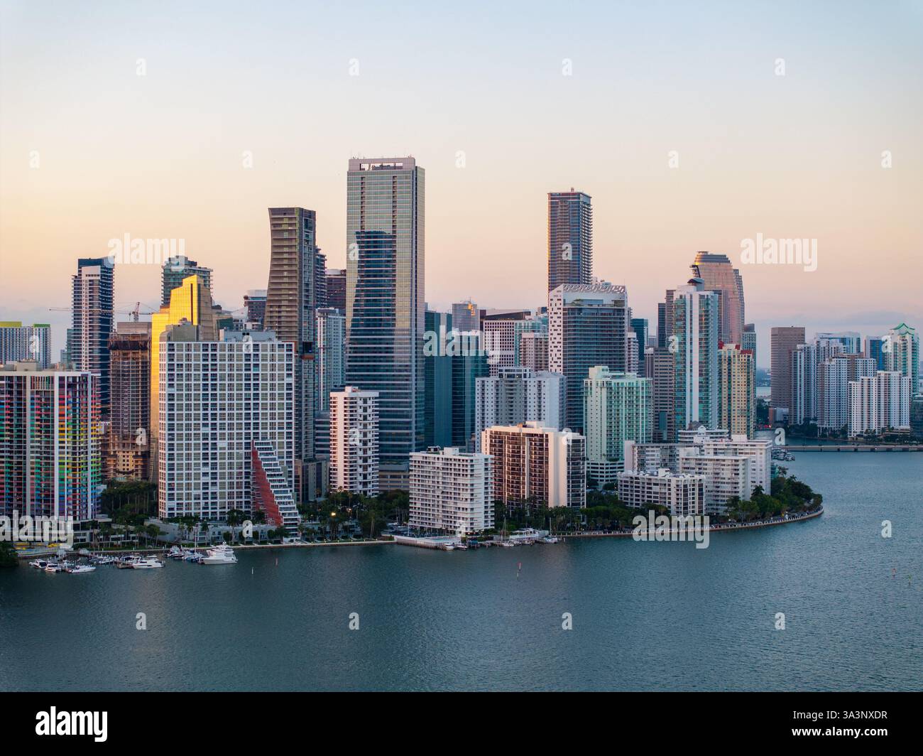 Brickell key aerial hi-res stock photography and images - Alamy