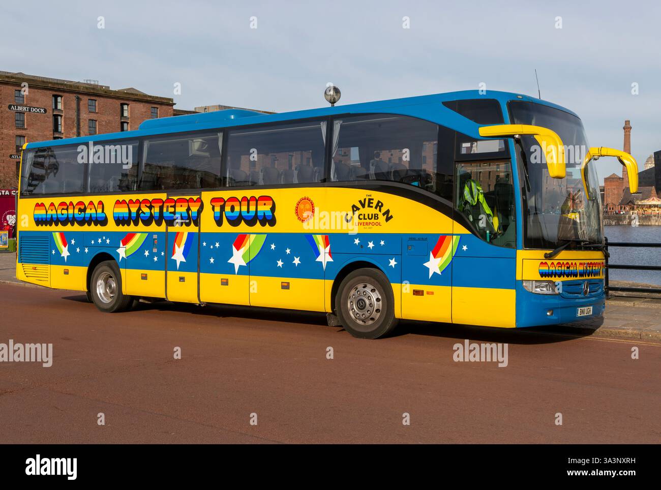 Magical Mystery Tour bus trip vehicle, Beatles sightseeing, Royal ...