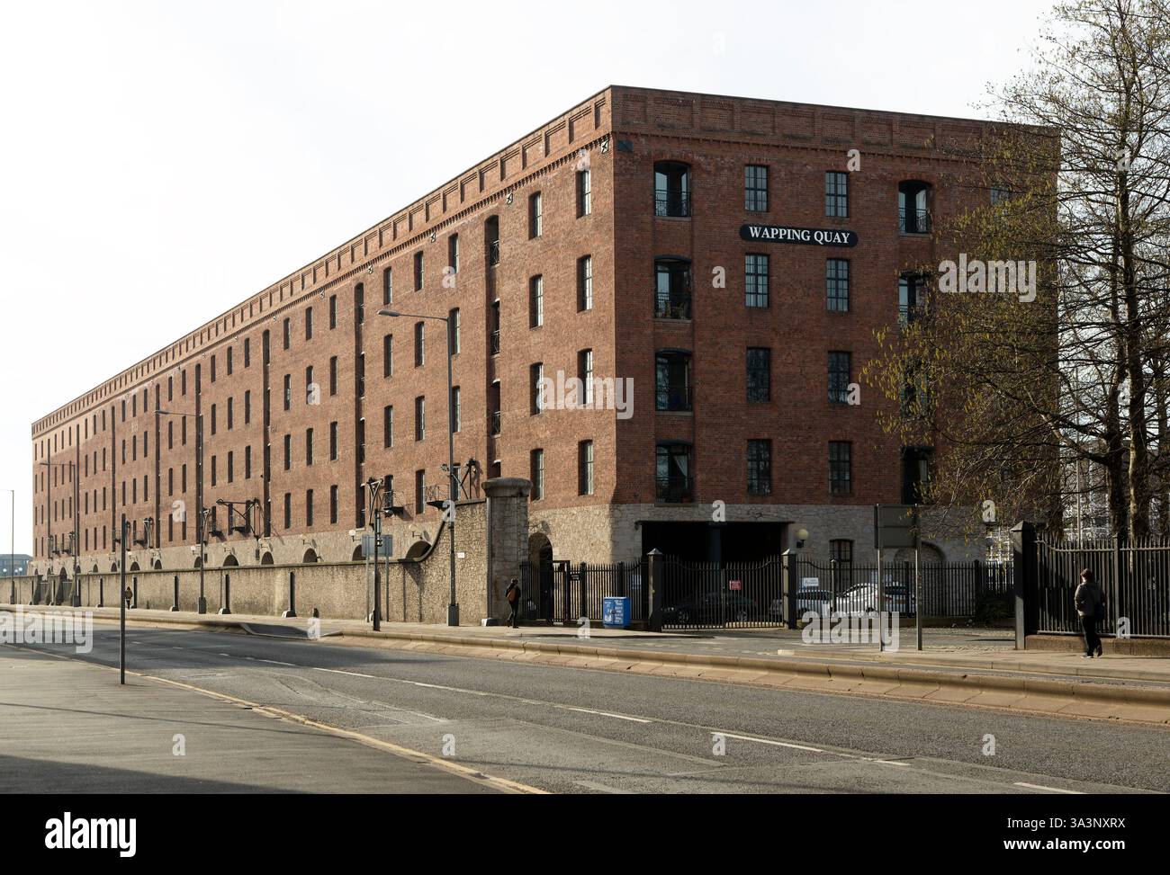 Red brick former industrial warehouse dock buildings now residential ...