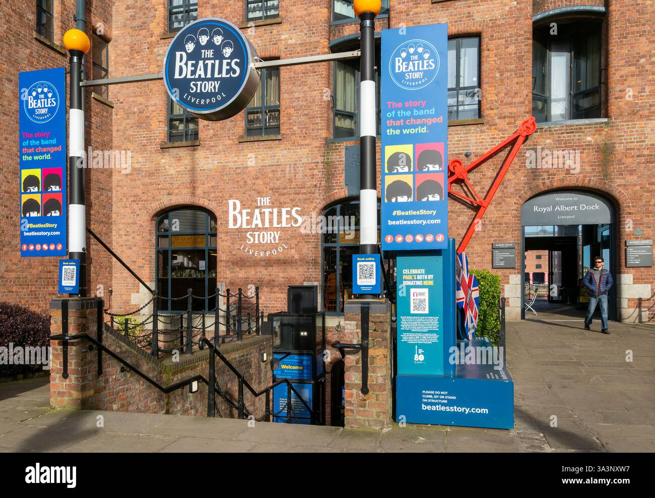 The Beatles Story tourist attraction museum, Britannia Vaults, Royal ...