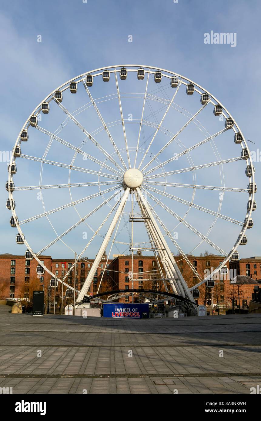 Wheel Of Liverpool, giant Ferris wheel attraction, Keel Wharf ...