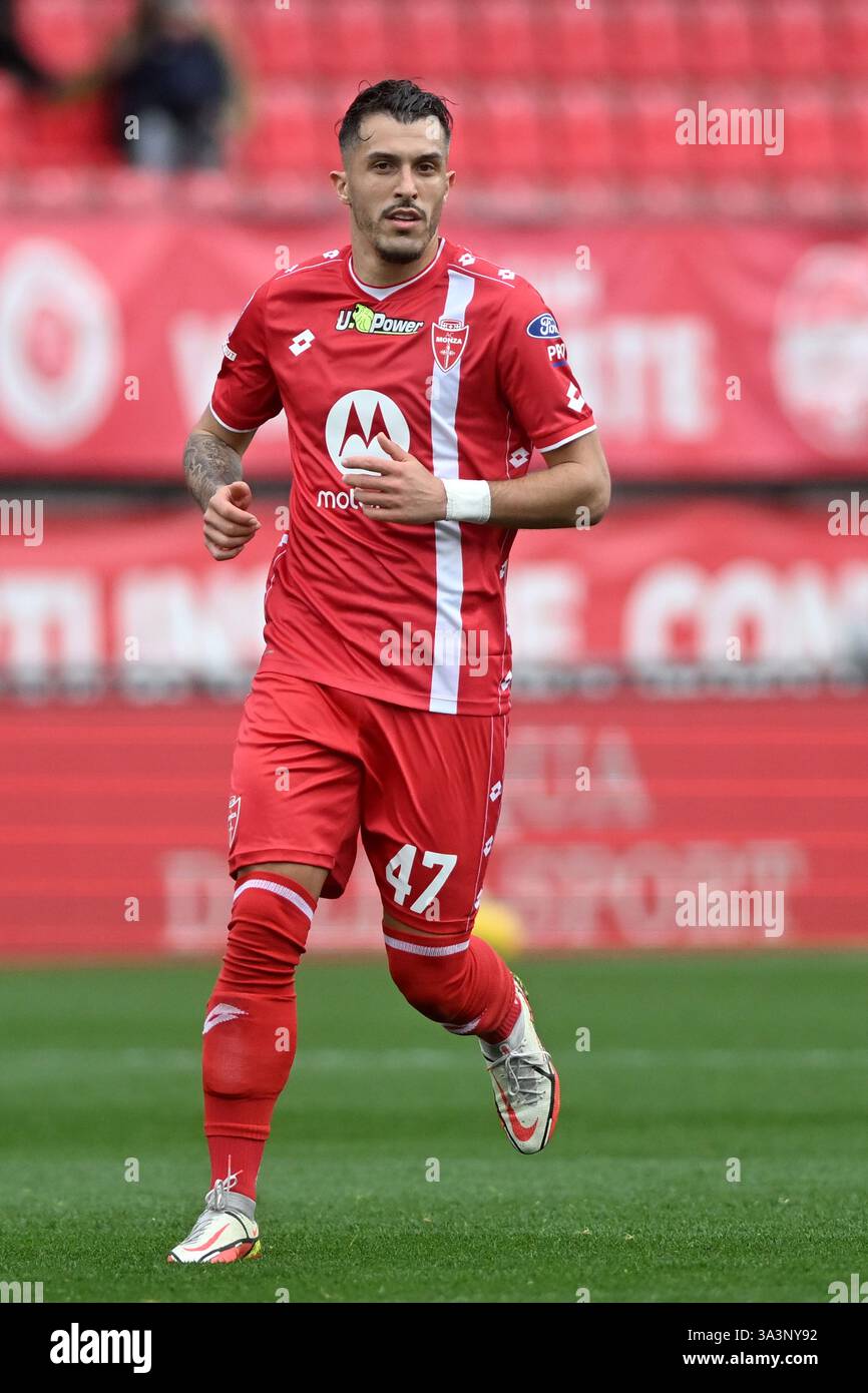 AC Monza's Dany Mota during twenty-ninth Serie A soccer match between ...