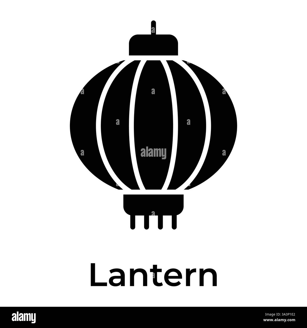 Modern and trendy vector design of chinese lantern Stock Vector Image ...