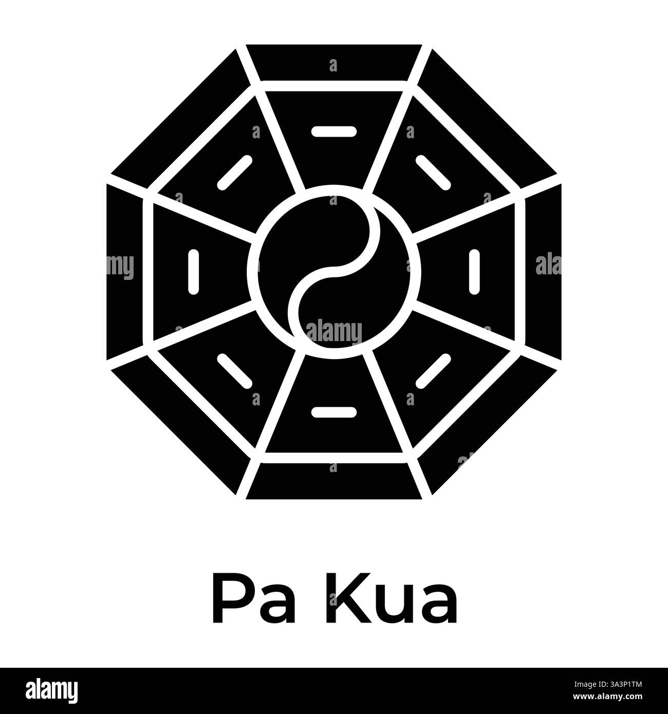 Pa Kua Mirror icon design, ready to use vector editable style Stock Vector Image & Art - Alamy