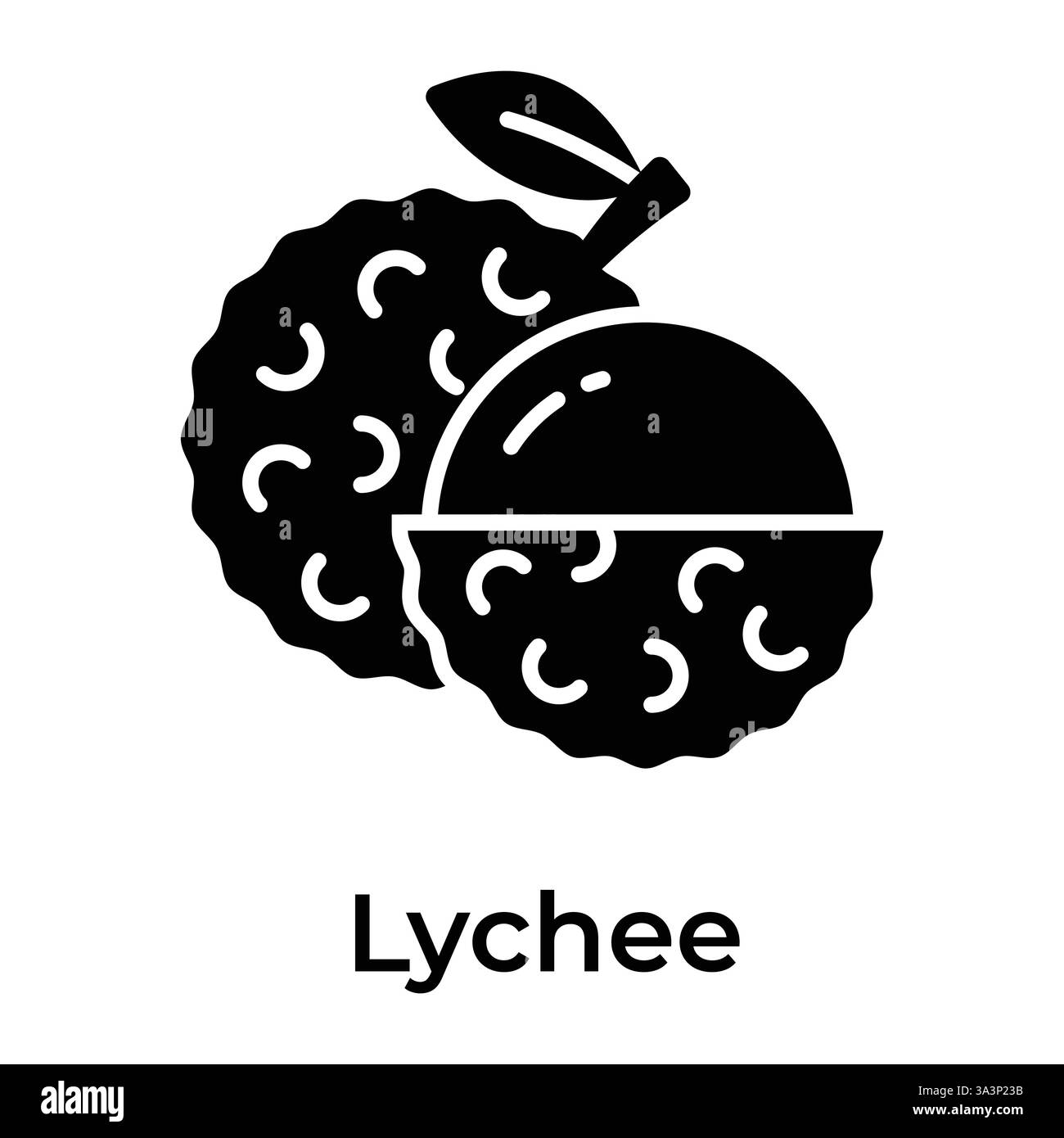 A white pulpy fruit with thin shell around showing lychee, rich taste ...