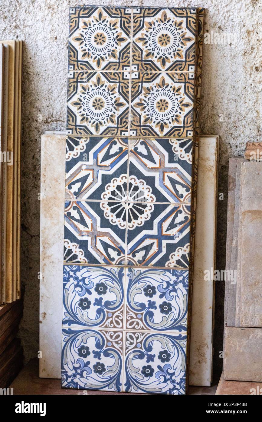 Spanish ceramic tiles Stock Photo - Alamy