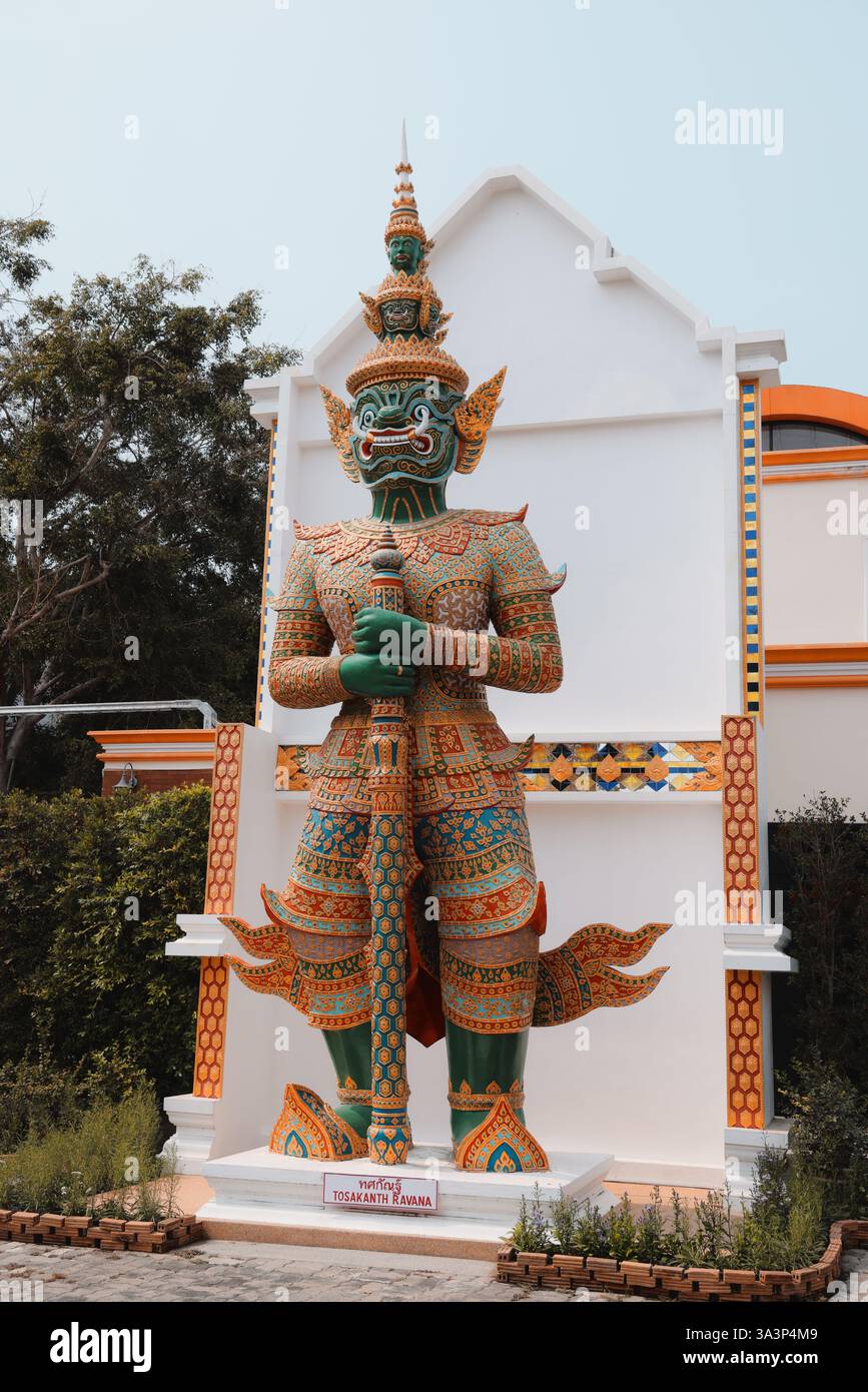Majestic Guardian Statue stands at the Cultural Temple, a masterpiece ...