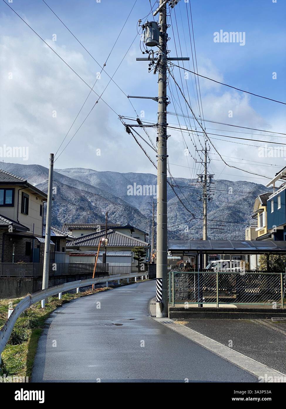 This serene landscape captures the peaceful essence of the Japanese ...