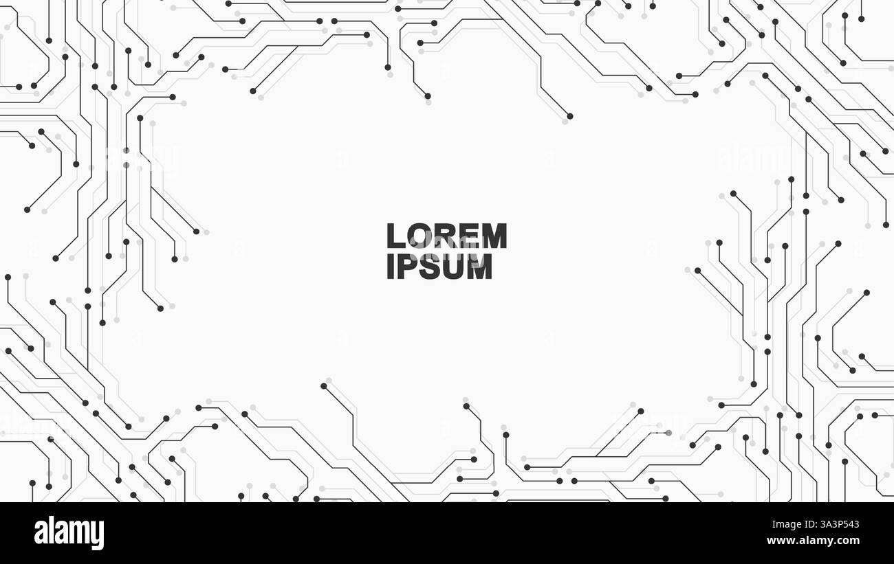 Circuit board digital abstract background. Motherboard technology texture design. AI ...