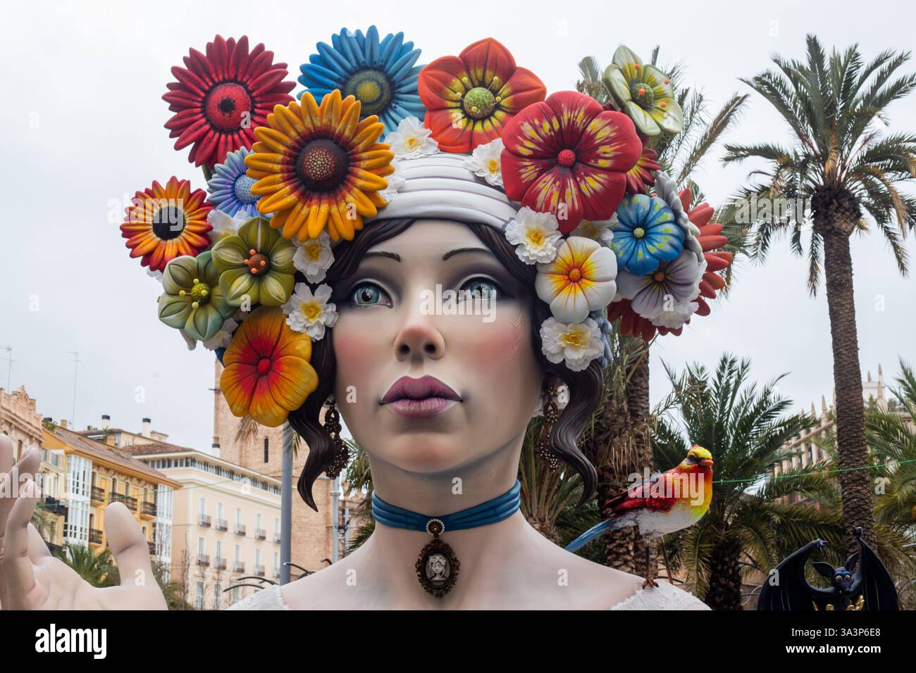 Valencia, Spain – March 17, 2025. On the third day of the Fallas ...