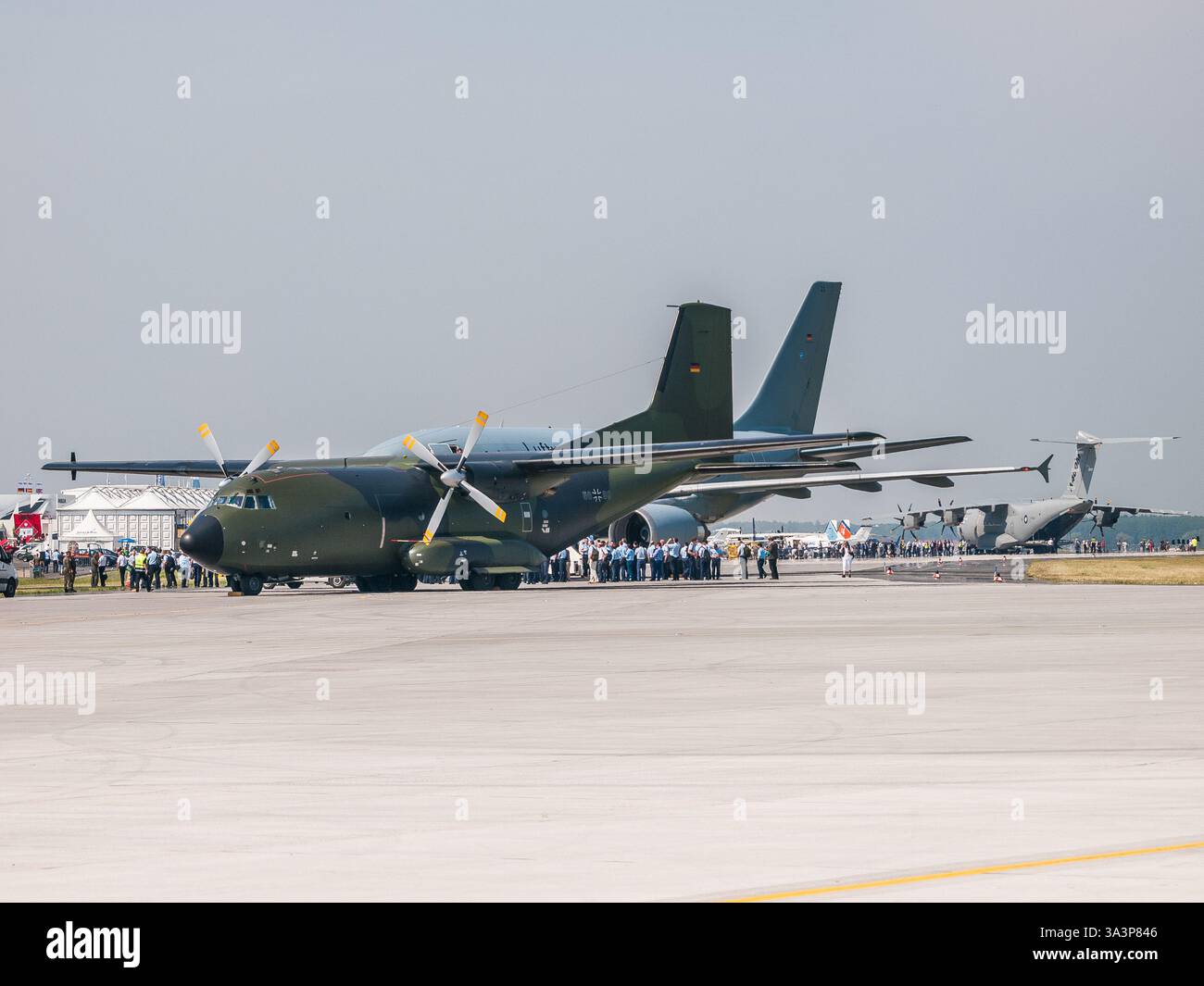 Belin, Germany - June.11.2010: Transall C-160 military transport ...