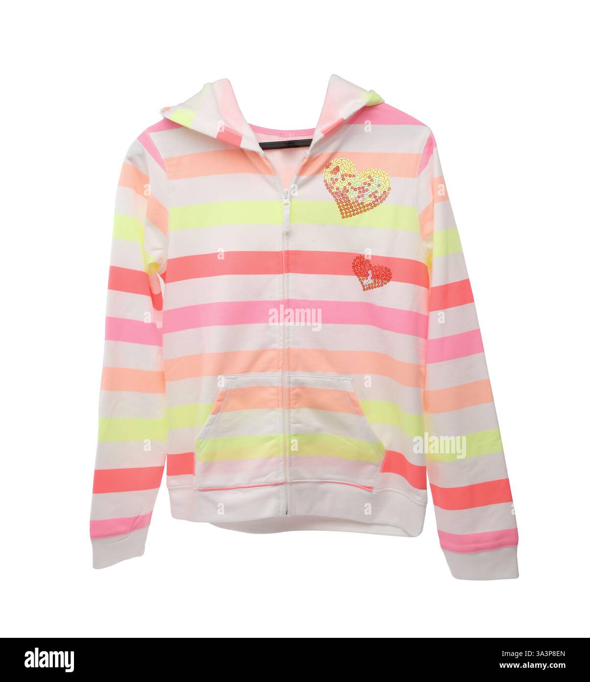 Colourful children's jacket isolated on a white background Stock Photo ...