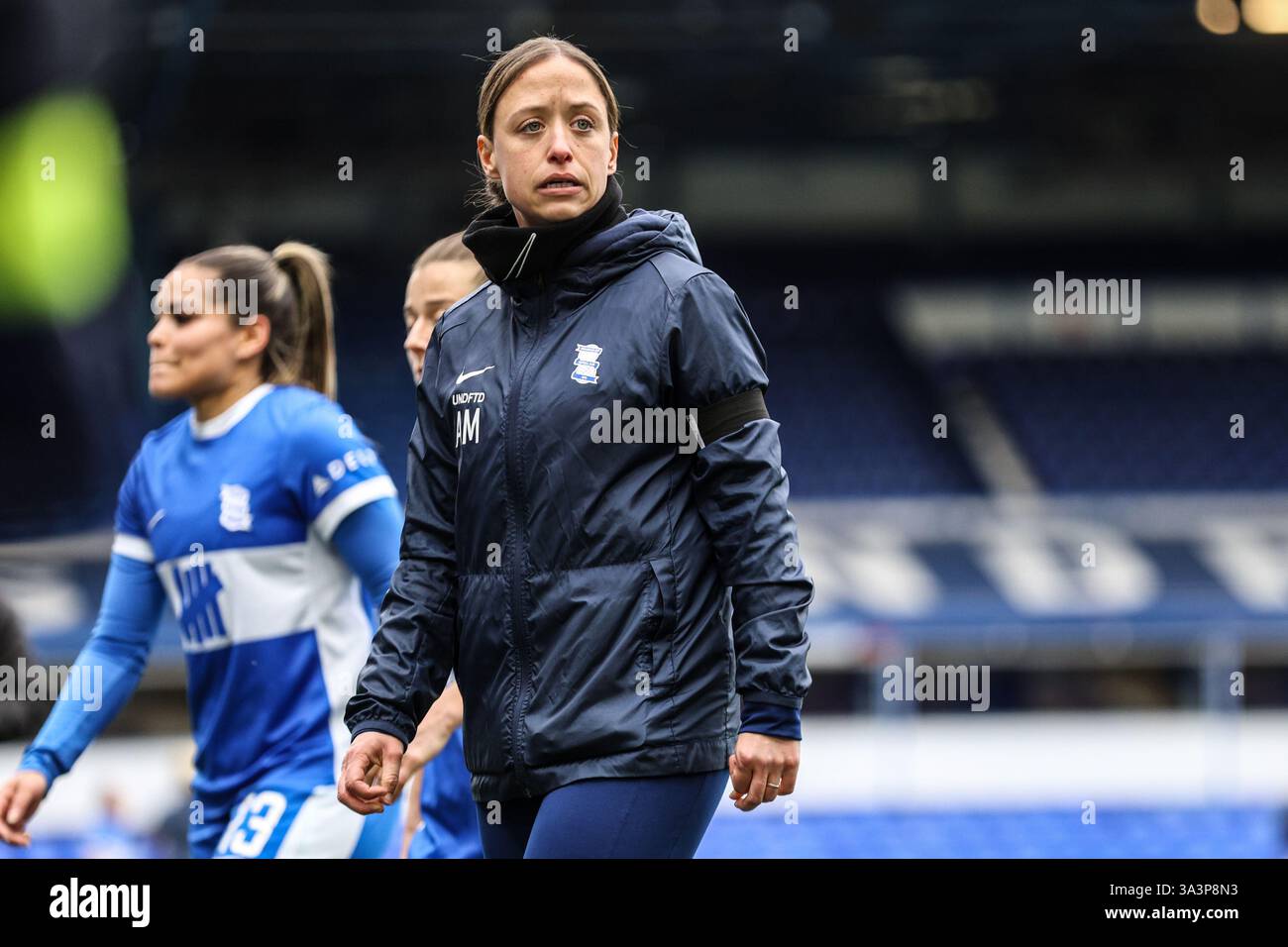 Birmingham, England, March 16th 2025: Birmingham City head coach Amy ...