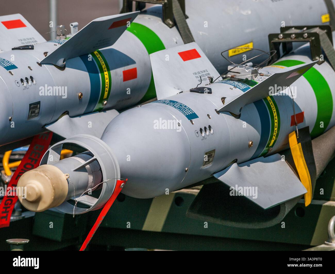 Belin, Germany - June.11.2010: Raytheon GBU-12 Paveway IV 500 lbs GPS ...
