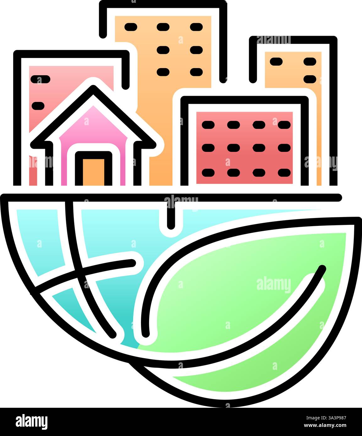 Green cities icon with environment eco friendly concept ideas. Ecology ...