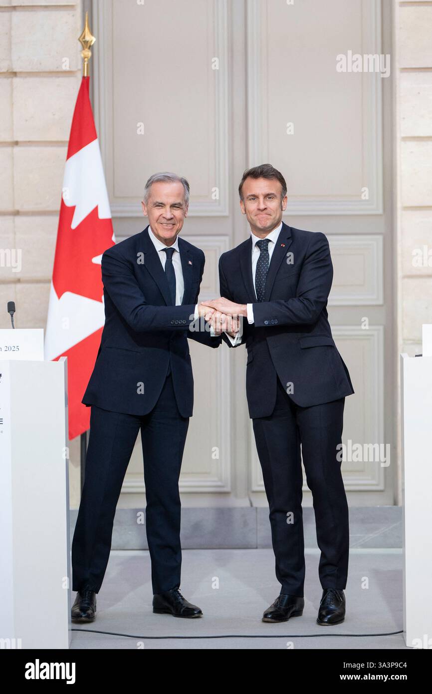 France's President Emmanuel Macron and Canada's newly appointed Prime ...