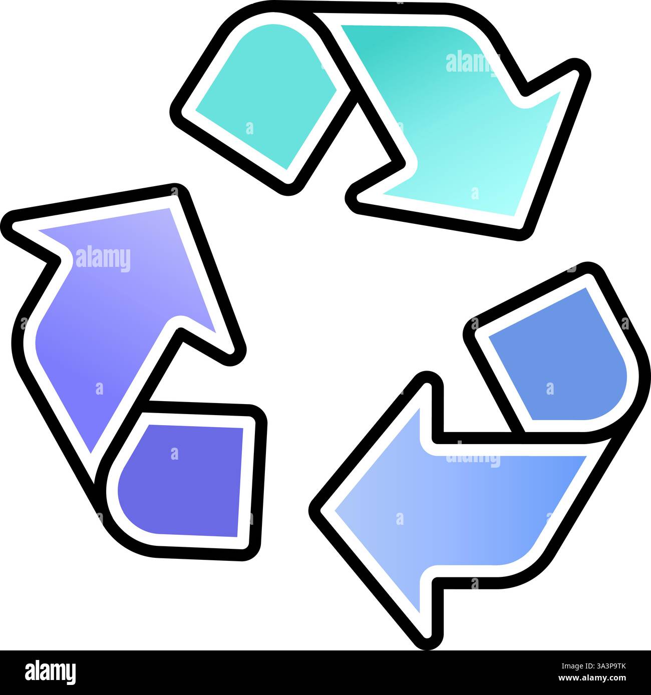 Reduce reuse recycle logo Stock Vector Images - Alamy