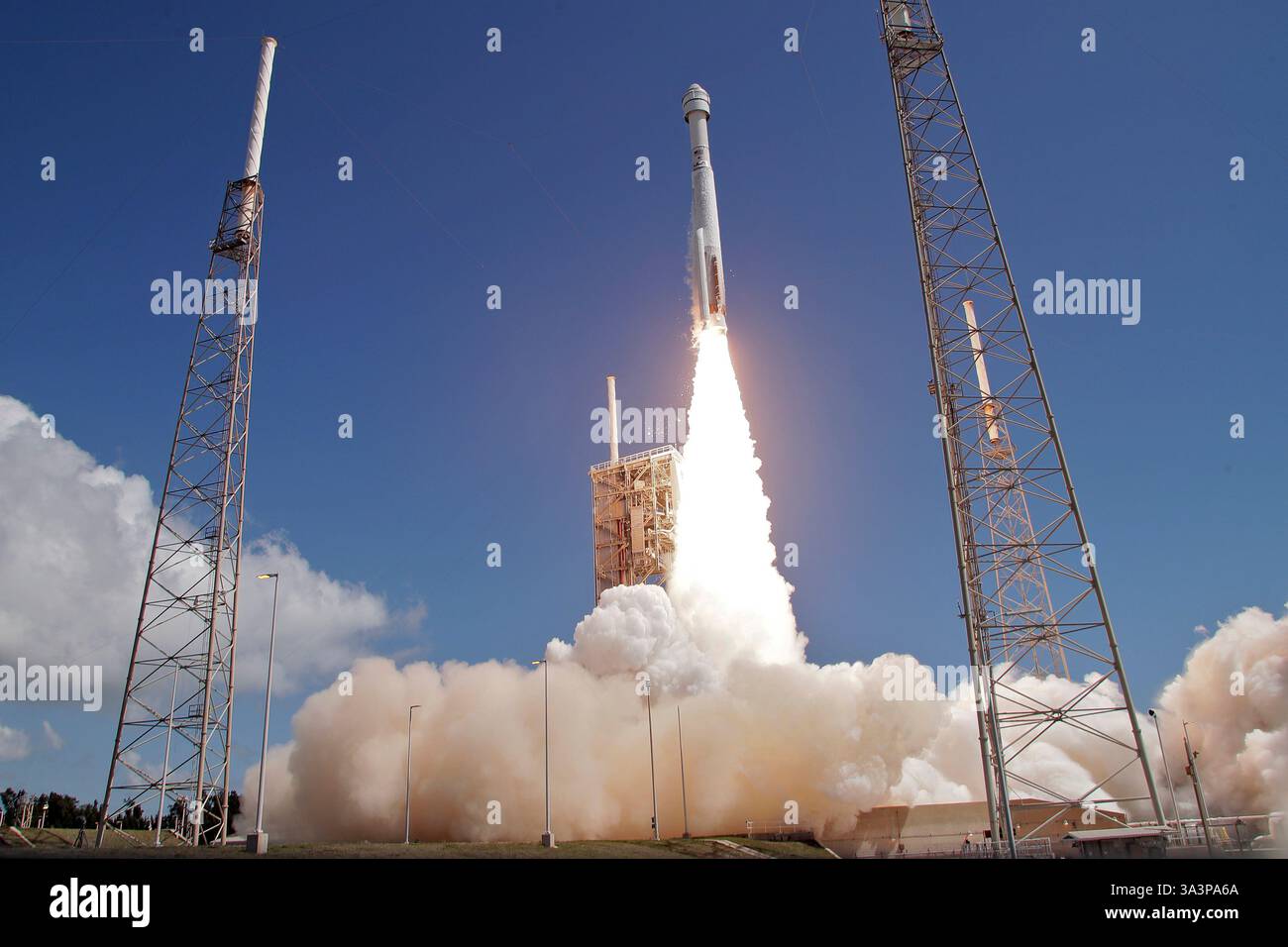 FILE - Boeing's Starliner capsule atop an Atlas V rocket lifts off from ...