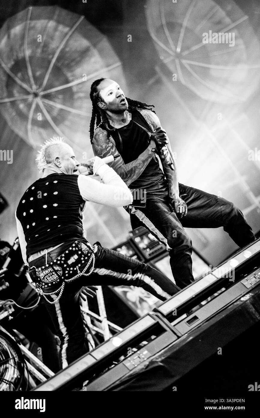 The prodigy keith flint Black and White Stock Photos & Images - Alamy