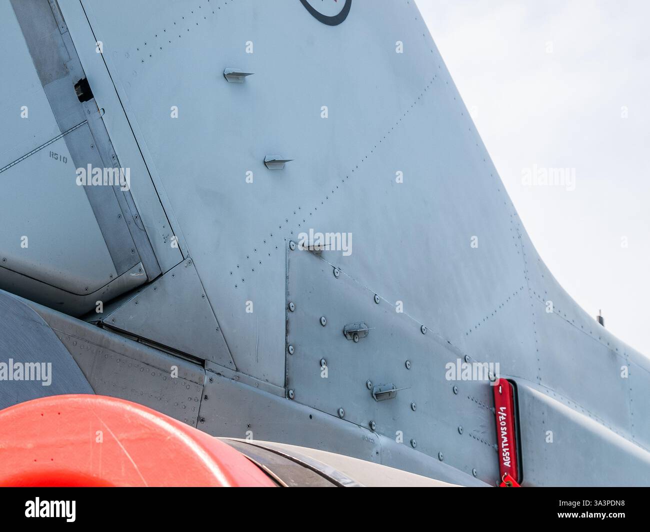 Belin, Germany - June.11.2010: Vortex generaors, fin heat shield and ...