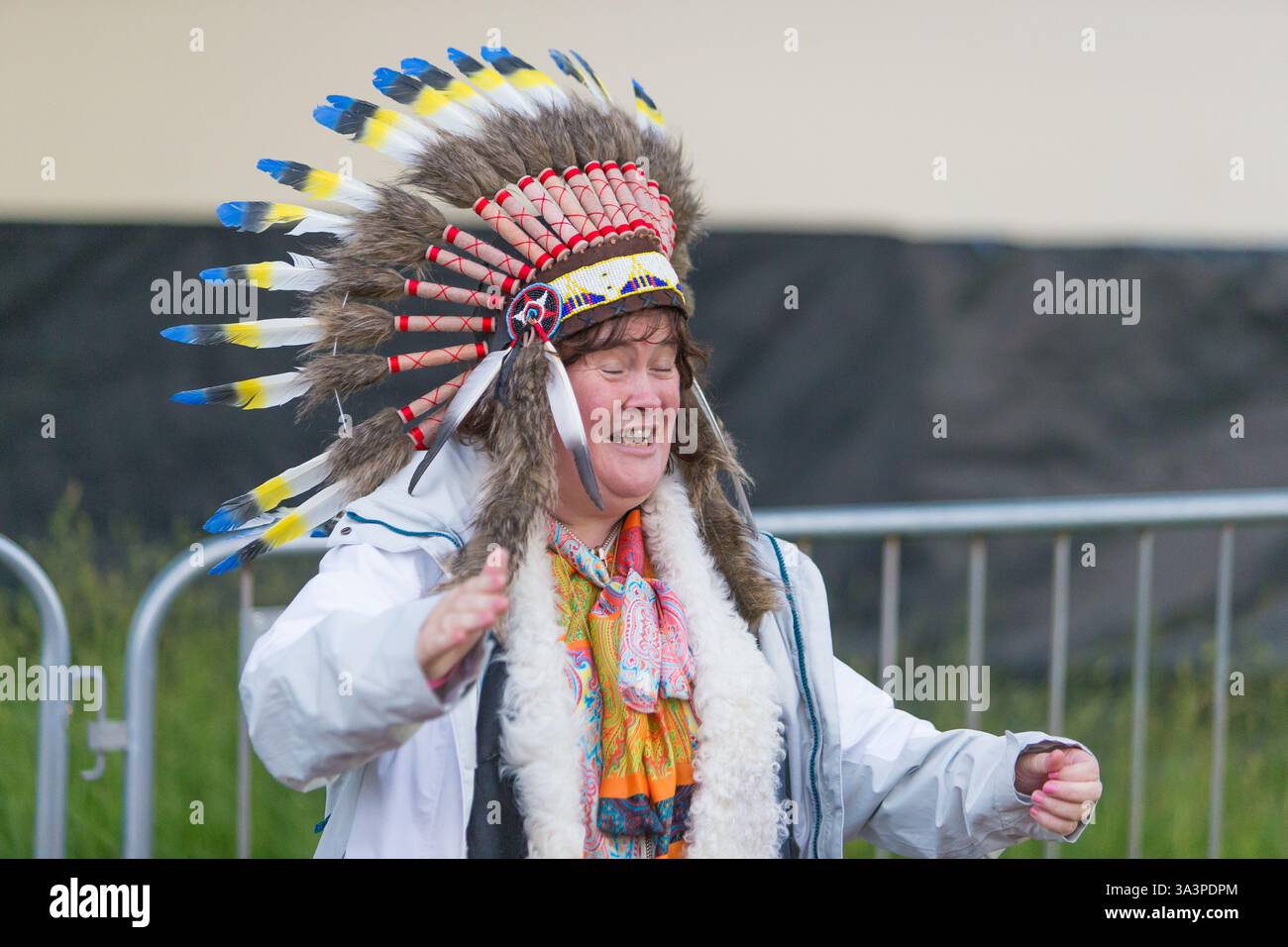 Susan Boyle pays a visit to T In The Park at its new home of ...