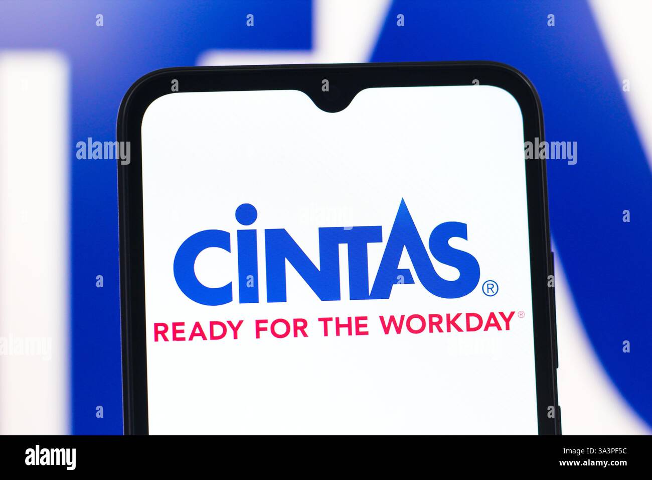 Canada. 17th Mar, 2025. In this photo illustration, the Cintas ...