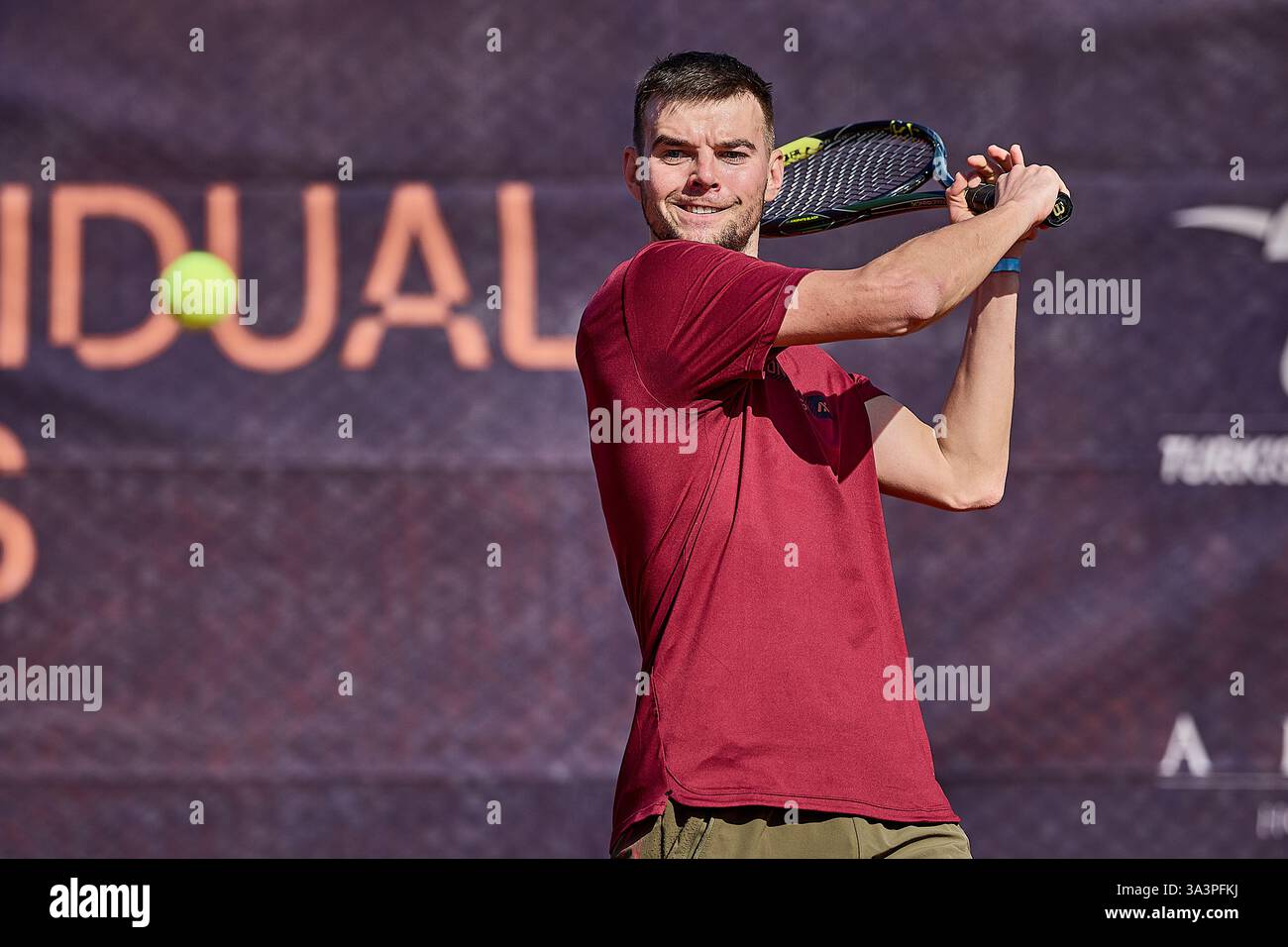 March 16, 2025, Manavgat, Antalya, Turkey: Mikhail Volkov during the 2025 ITF World Tennis ...