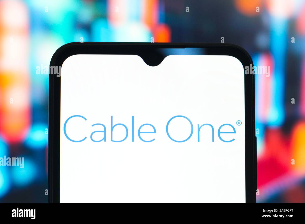 Canada. 17th Mar, 2025. In this photo illustration, the Cable One logo ...