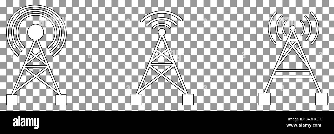 Wave icon isolated on Stock Vector Images - Alamy