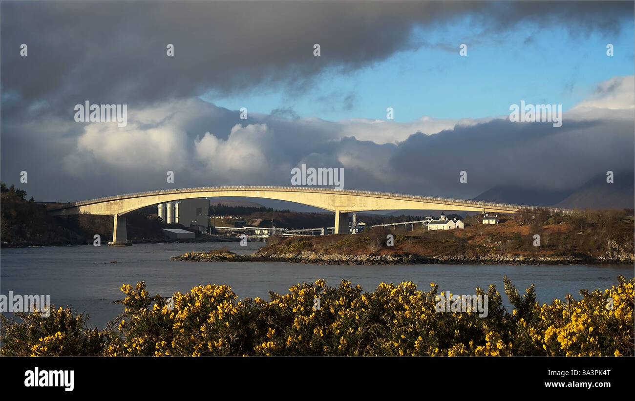 Skye Bridge from Kyle of Lochalsh Stock Photo - Alamy