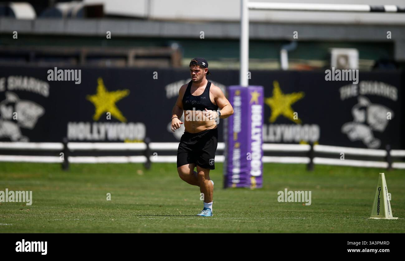 Durban, South Africa. 17th Mar, 2025. Bryce Calvert of the ...