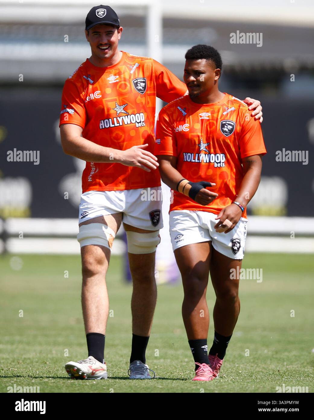 Durban, South Africa. 17th Mar, 2025. Emile van Heerden of the ...