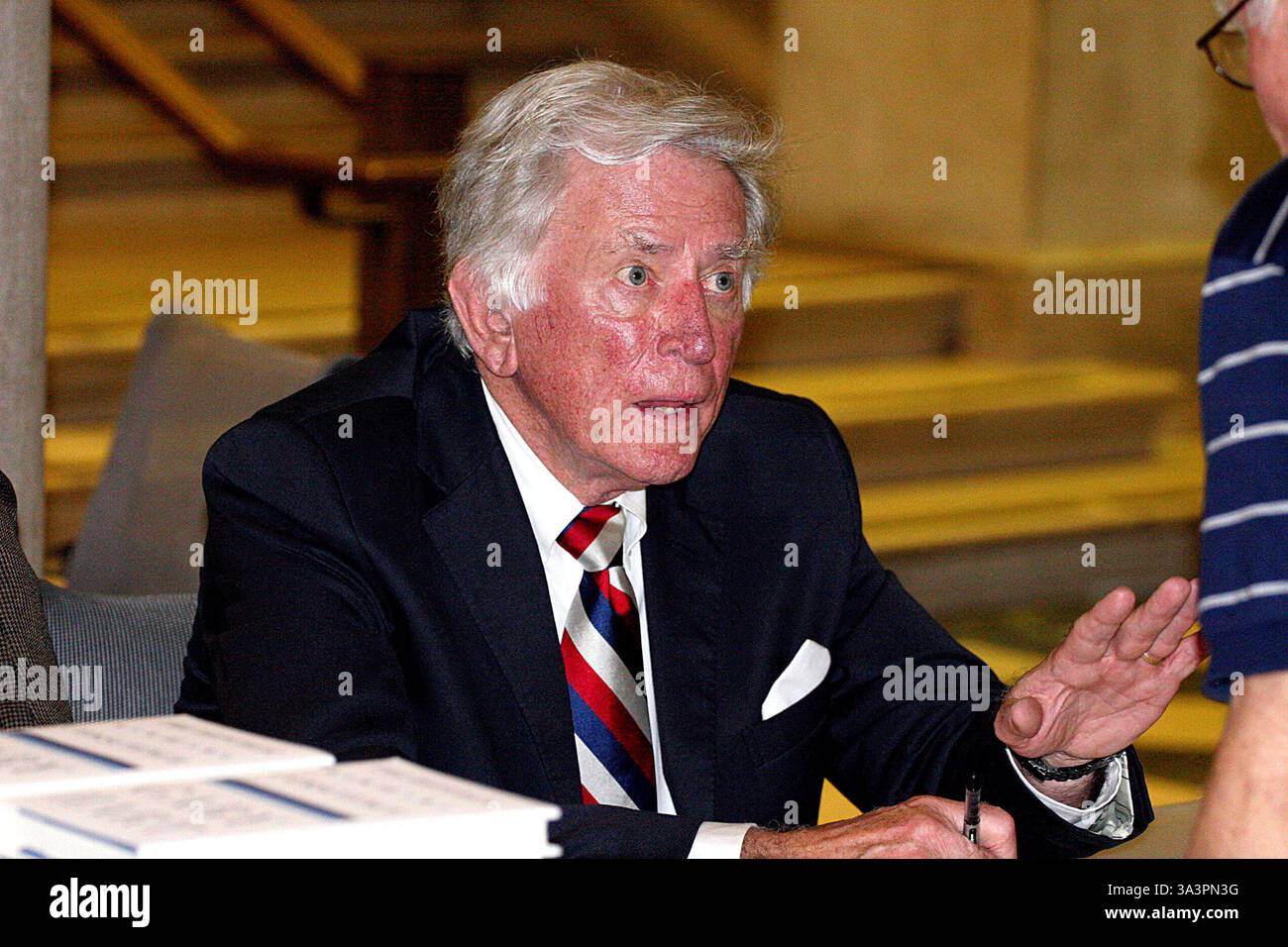 Senator Gary Hart signs copies of his new book "The Republic of ...