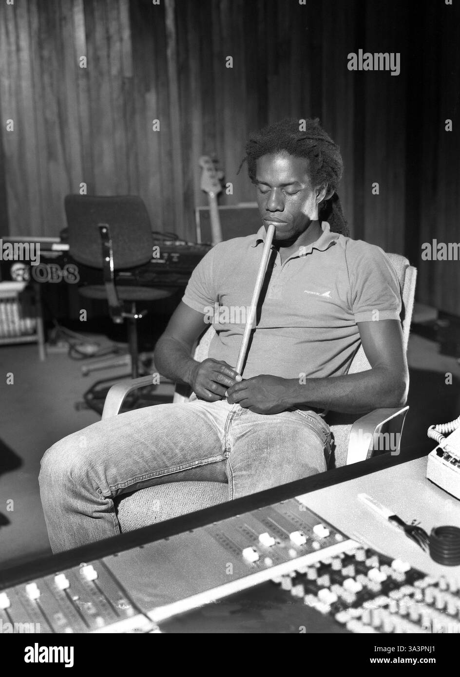 Eddy Grant ain his Blue wave studio at home Bayley's Plantation St ...