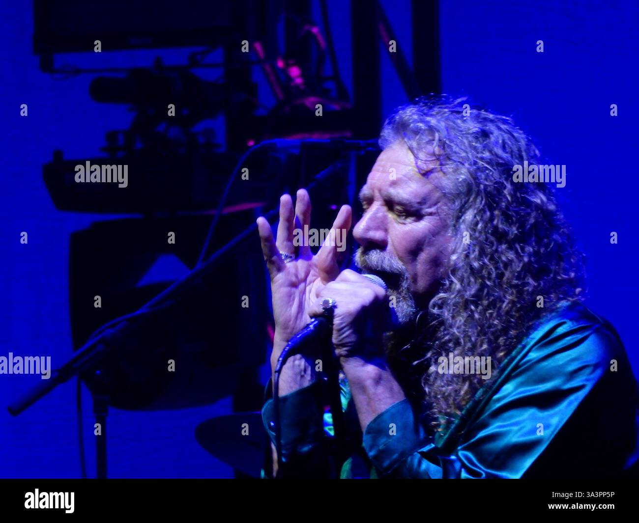 Robert Plant performs at Hala Rondo, Brno in Czech Republic - 23 July ...