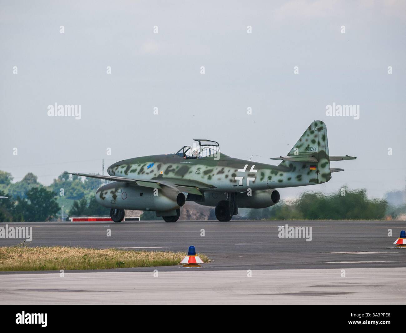 Berlin, Germany - June.10.2010: The Messerschmitt Me-262 A-1c Schwalbe ...