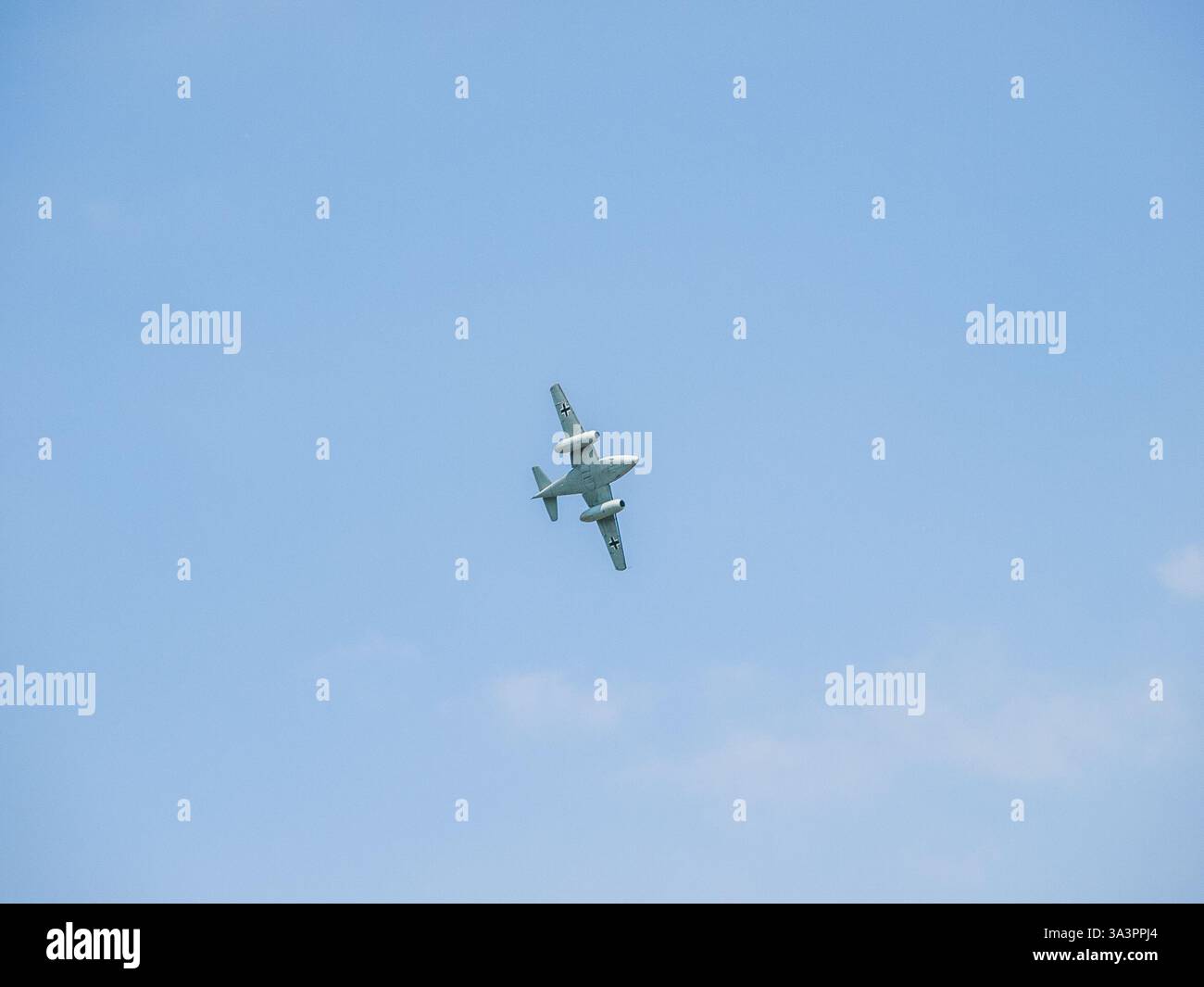 Berlin, Germany - June.10.2010: The Messerschmitt Me-262 A-1c Schwalbe fighter Jet in ILA 2010 ...