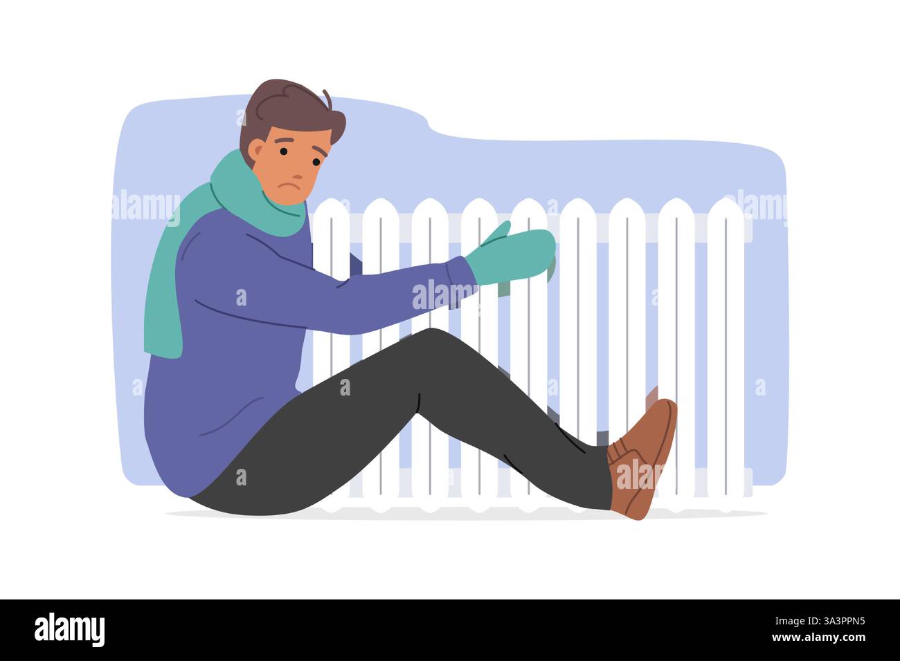 Freezing man hugs radiator to escape cold due to sharp drop in ...