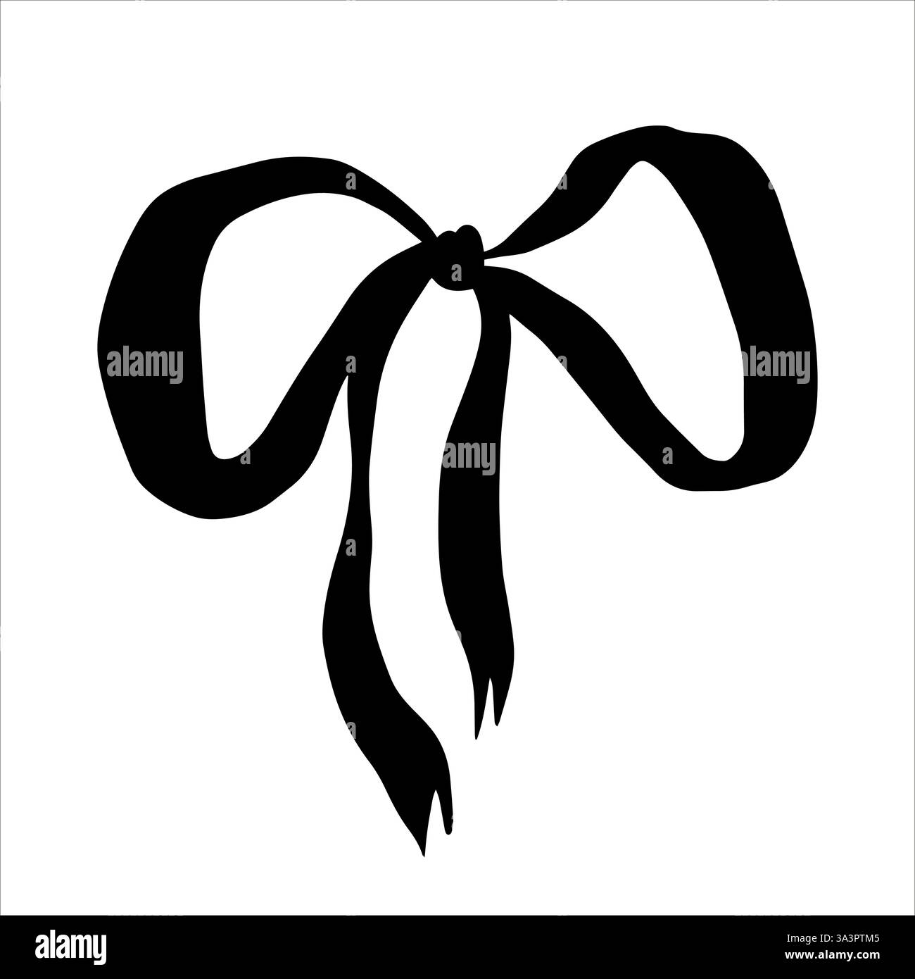 Bow line icon vector Black and White Stock Photos & Images - Alamy