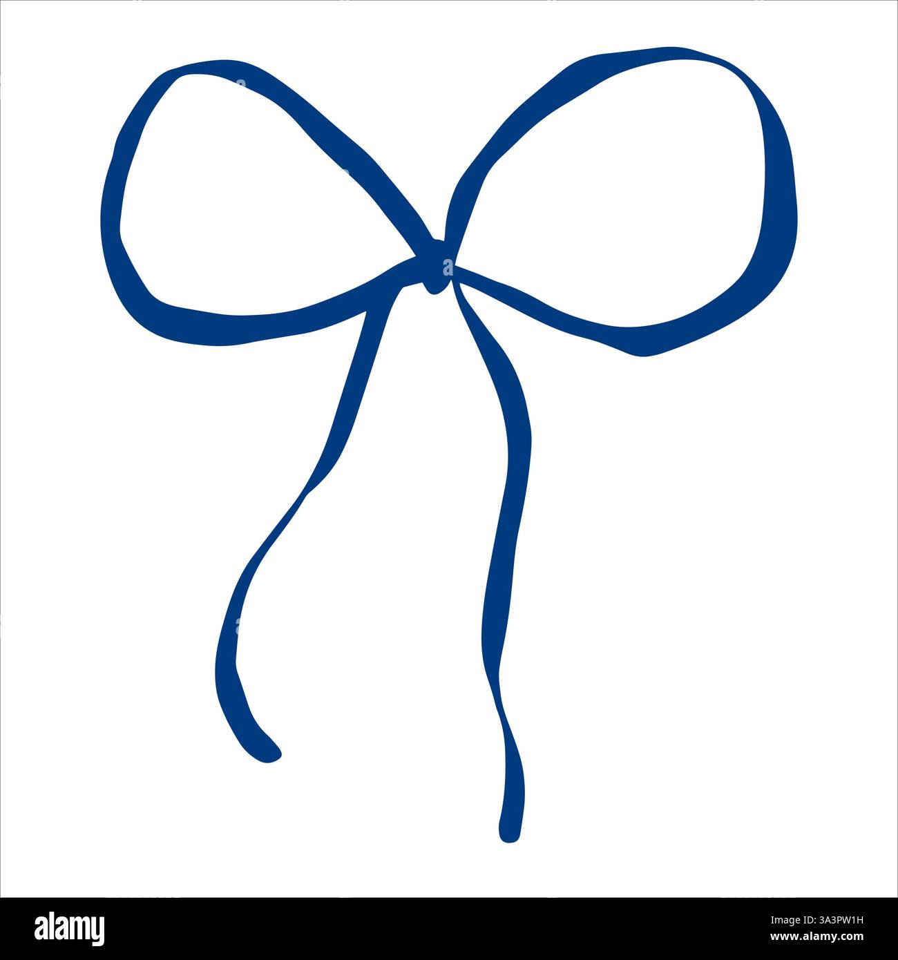 Cute bow vector hi-res stock photography and images - Alamy