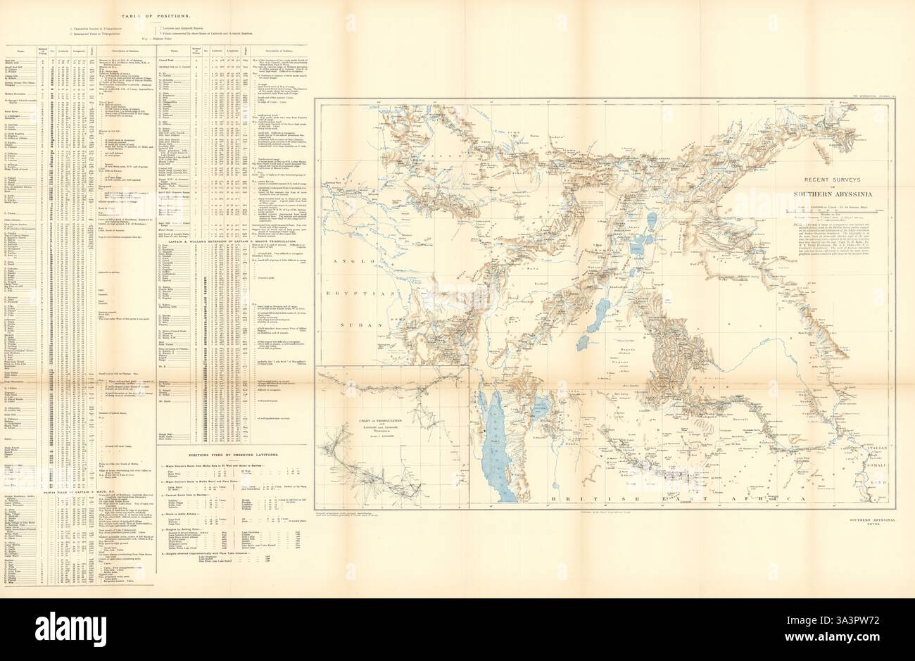 Abyssinia map hi-res stock photography and images - Alamy