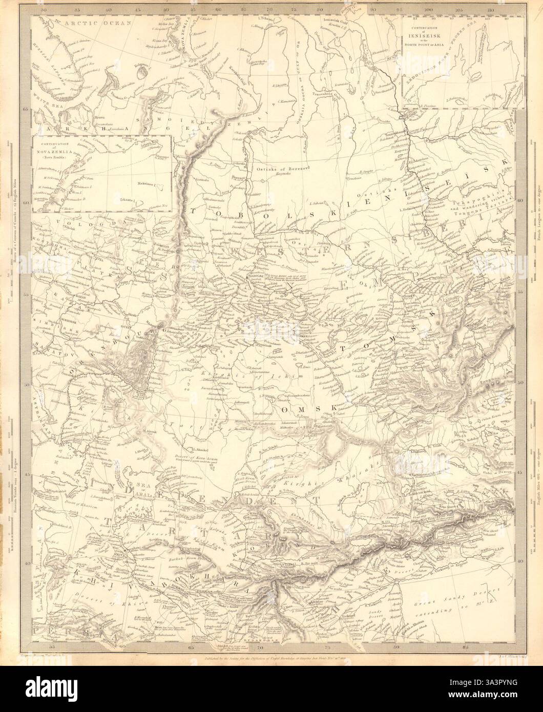 CENTRAL ASIA.Western Siberia, Khiva Bukhara. Independent Tartary.SDUK ...