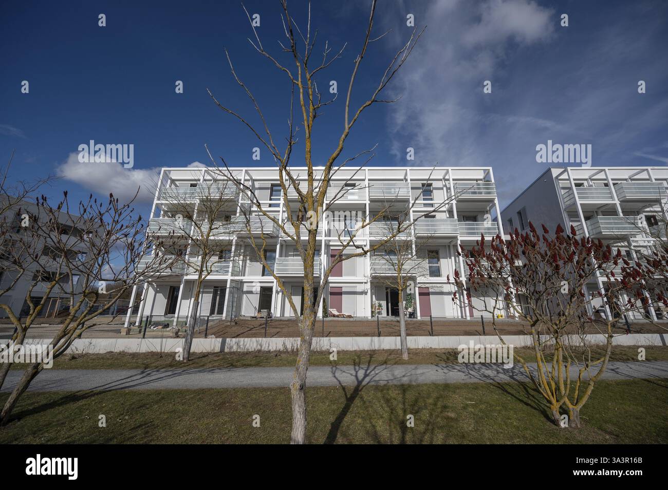 New residential building in the new Hubland district, on the site of ...