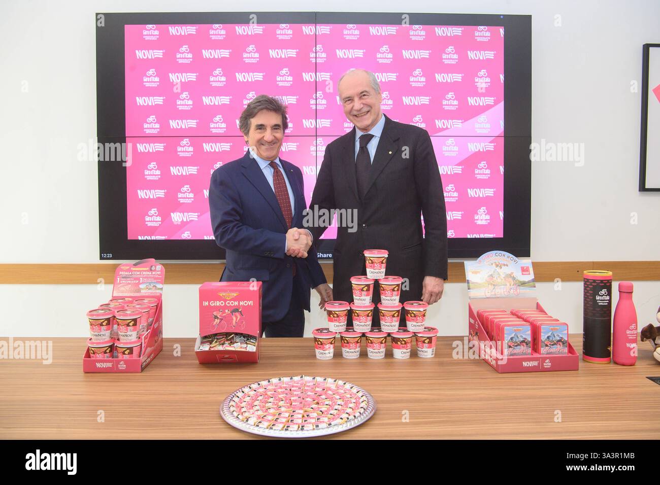 Urbano Cairo e Flavio Repetto rinnovano la partnership tra Novi e Giro ...